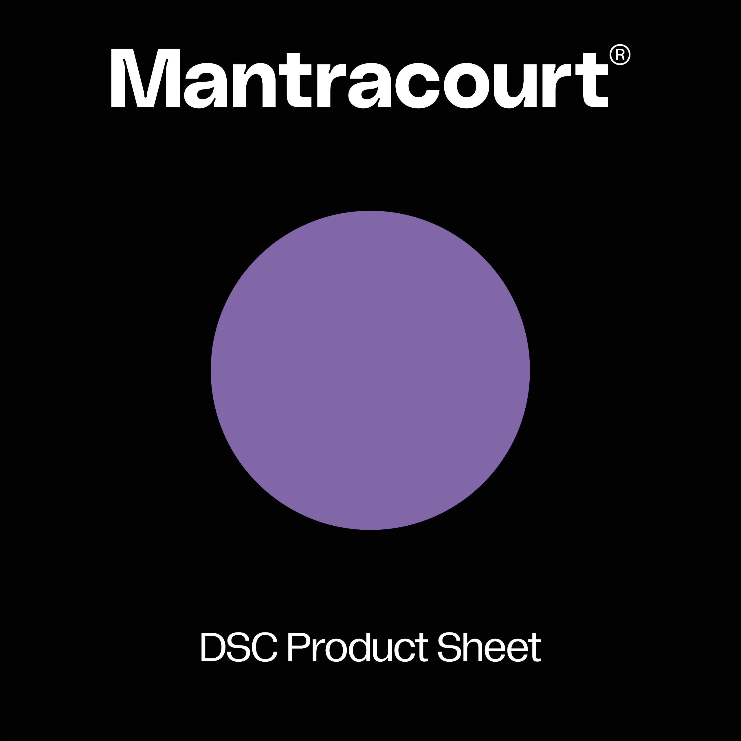 DSC Card Product Sheet | Mantracourt