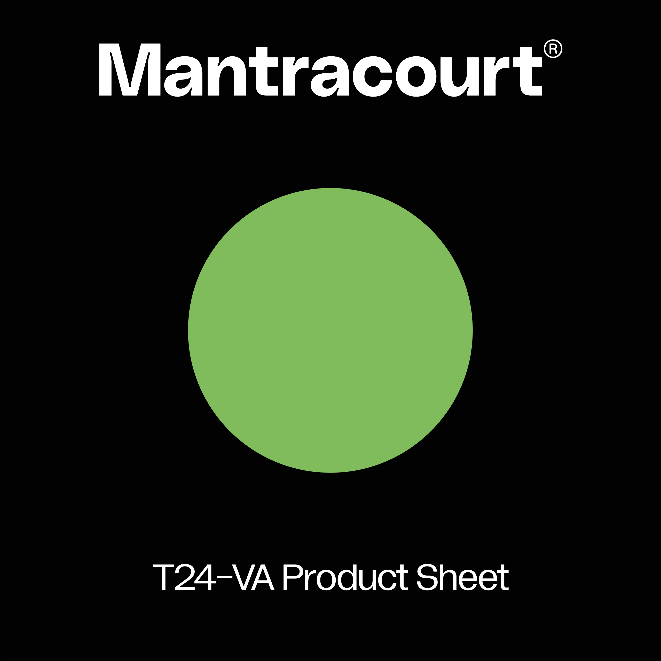 T24-VA Product Sheet | Mantracourt
